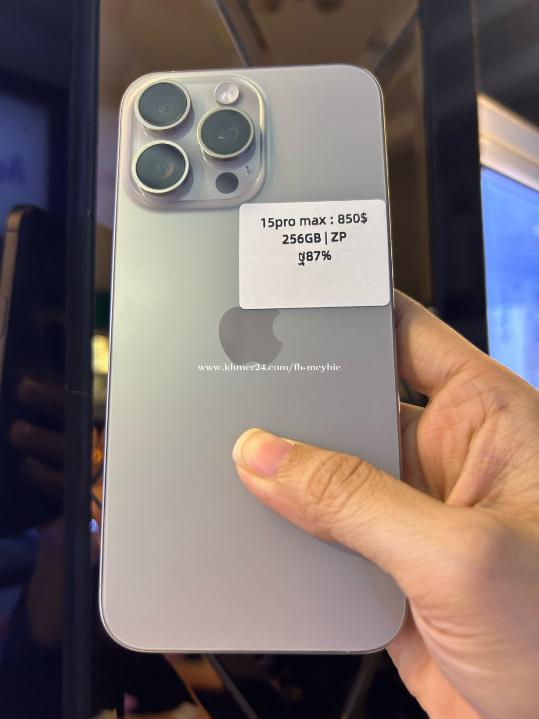 15 pro max ZP price $850.00 in Boeng Keng Kang Bei, Boeng Keng Kang ...
