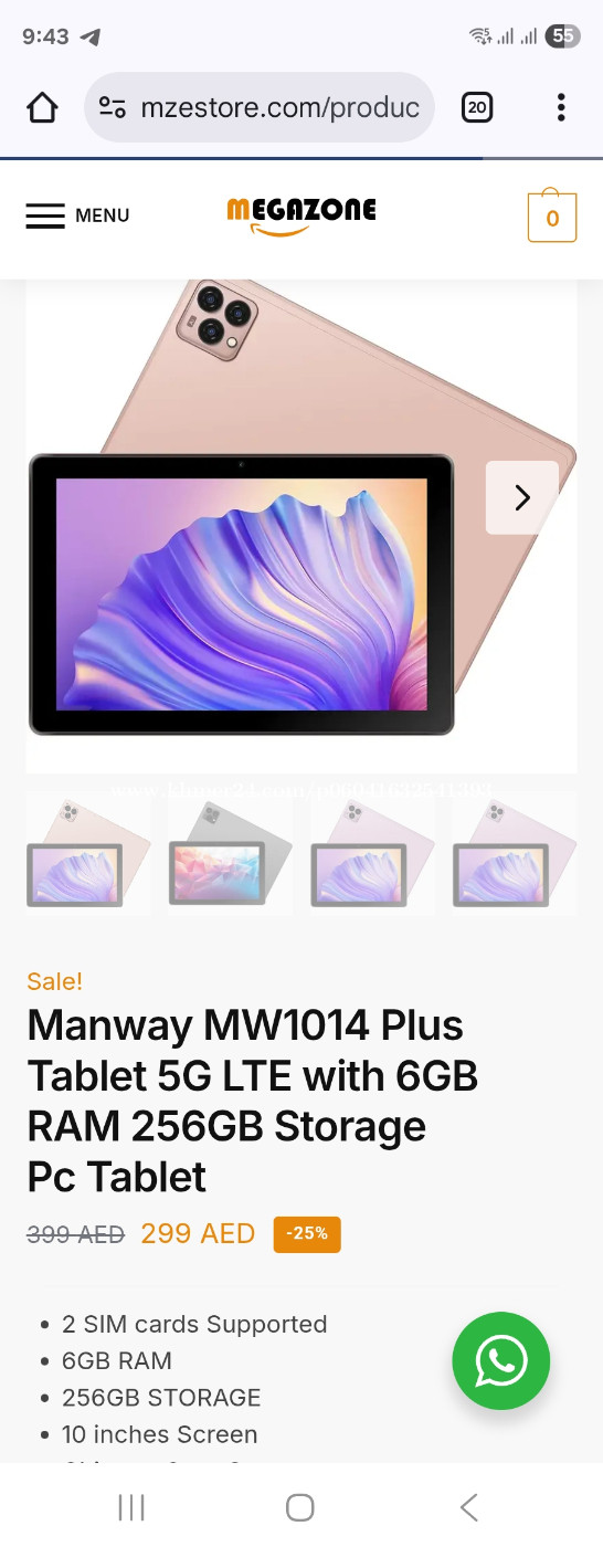 Manway Tablet from Arap price $110.00 in Phsar Kandal Muoy, Doun Penh ...