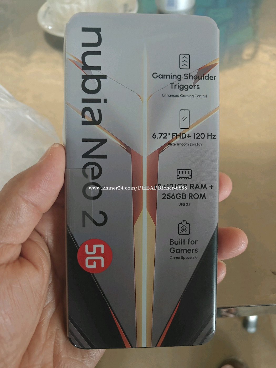Nobia Neo2 Ram8g/256g sim2 campany price $128.00 in Ta Khmau, Krong Ta ...