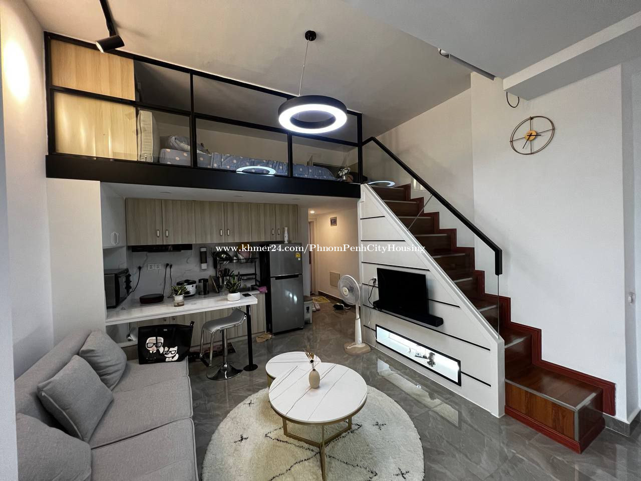 Studio Room | Near Royal University of Phnom Penh price $300.00 in Boeng Kak Muoy, Tuol Kouk ...