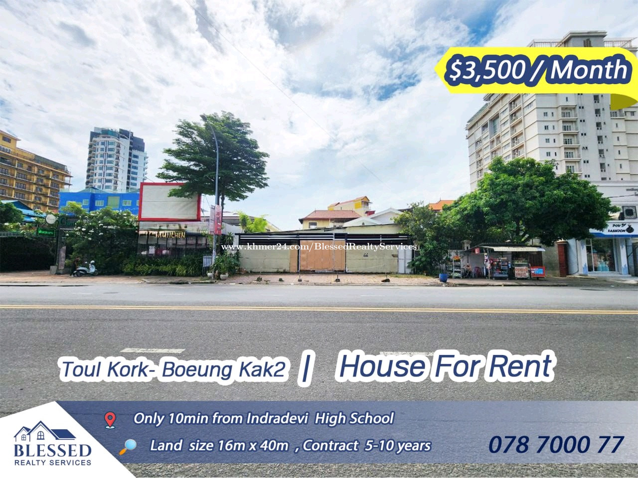 Toul Kork- Boeung Kak2 🏡 House For Rent price $3500.00 in Boeng Kak Pir ...