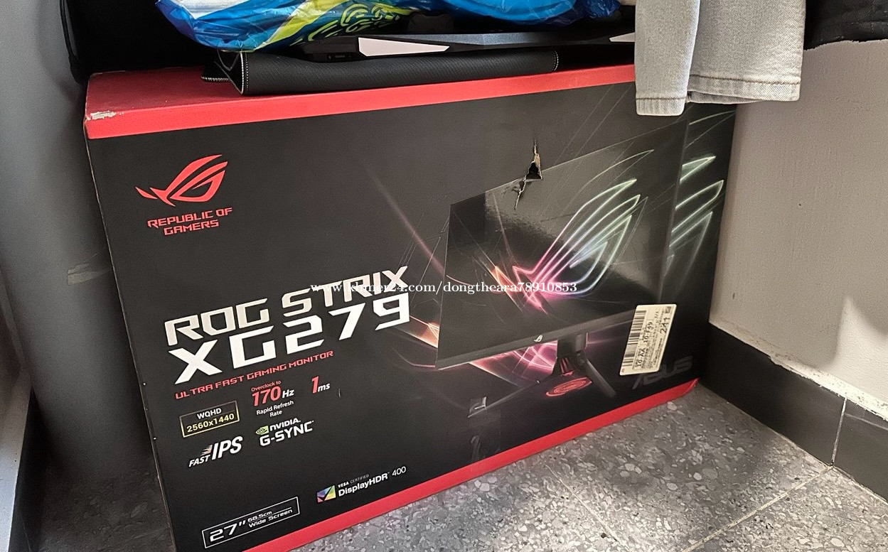 🖥️245$-Asus ROG Strix XG279Q HDR Gaming 99% Have Box and all ...