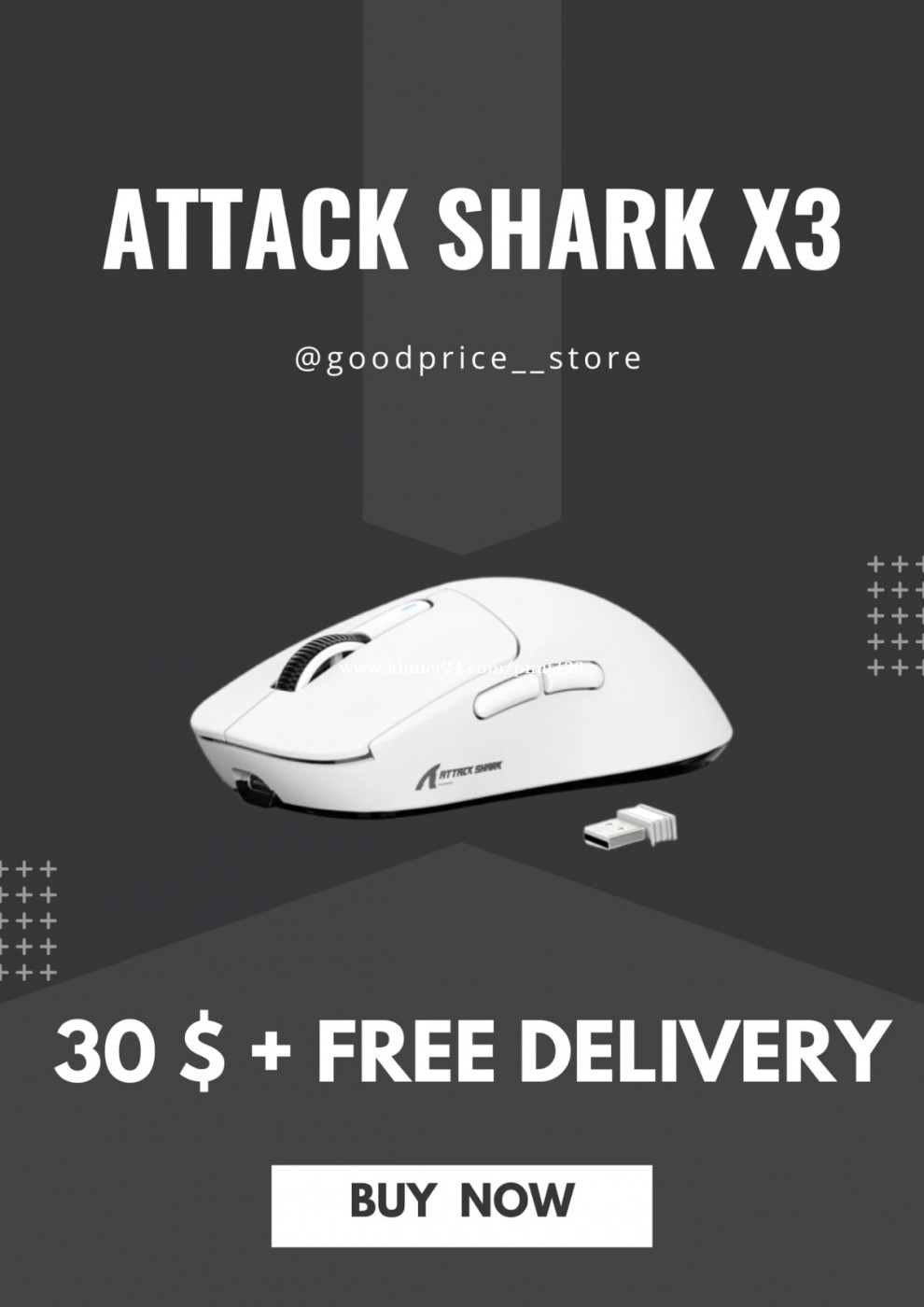 ATTACK SHARK X3 price $28 in Chrang Chamreh Muoy, Ruessei Kaev, Phnom ...