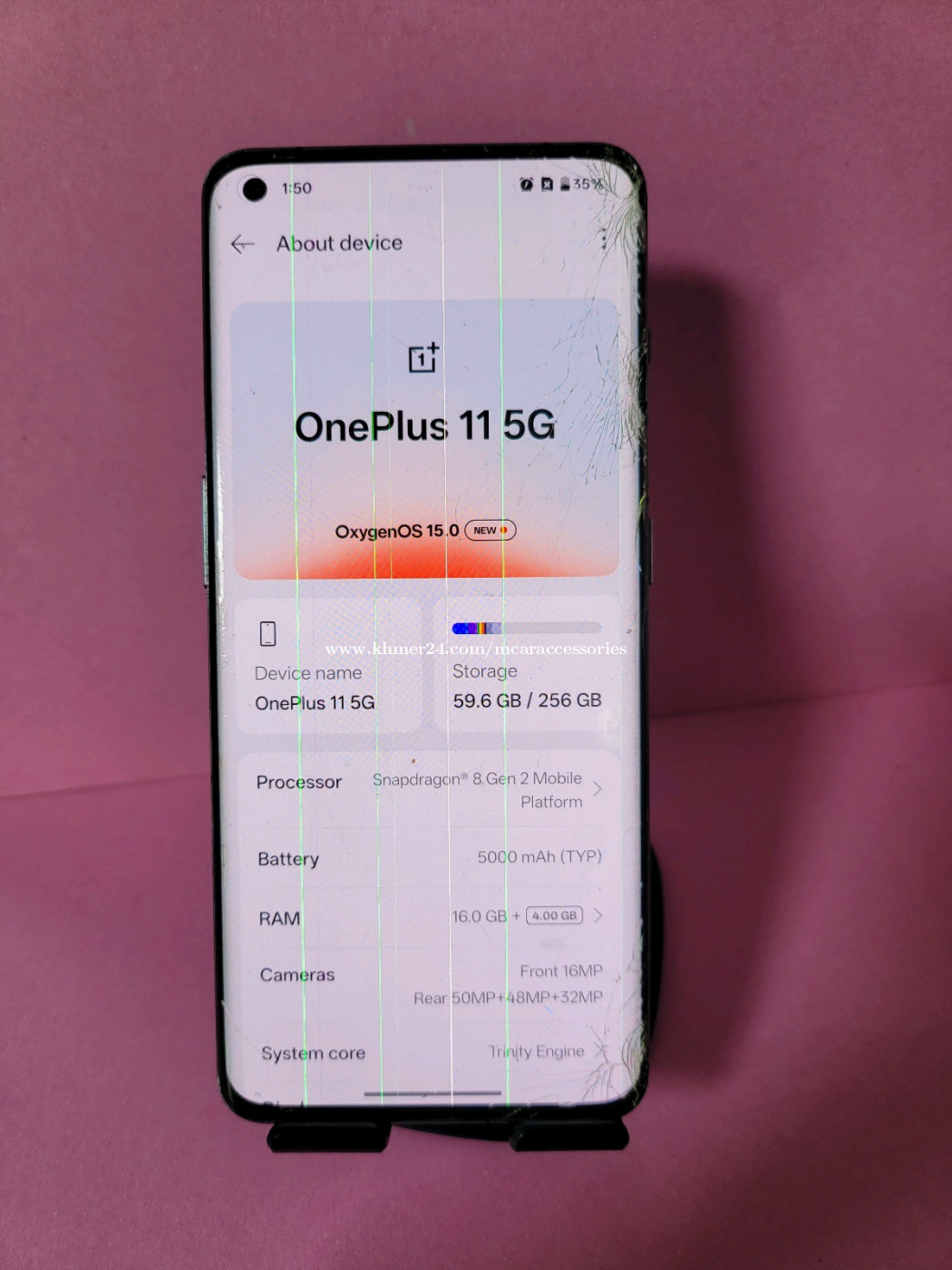 One plus 11 5G price $90.00 in Ou Baek K'am, Saensokh, Phnom Penh ...