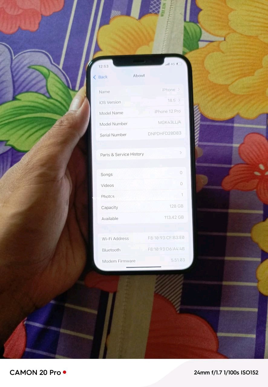 Iphon12pro 128g price $255.00 in Siem Reab, Krong Siem Reab, Siem Reap, Cambodia - បង ដា ...