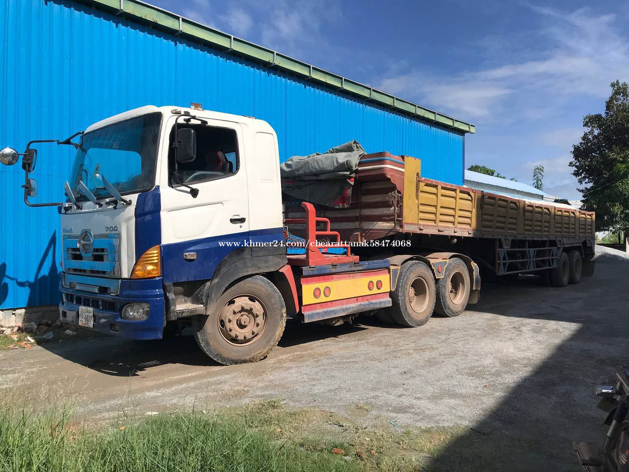 HINO 700 ឆ្នាំ05 19000$ price $19000.00 in Kampong Speu, Cambodia - Rattanak chea | Khmer24.com