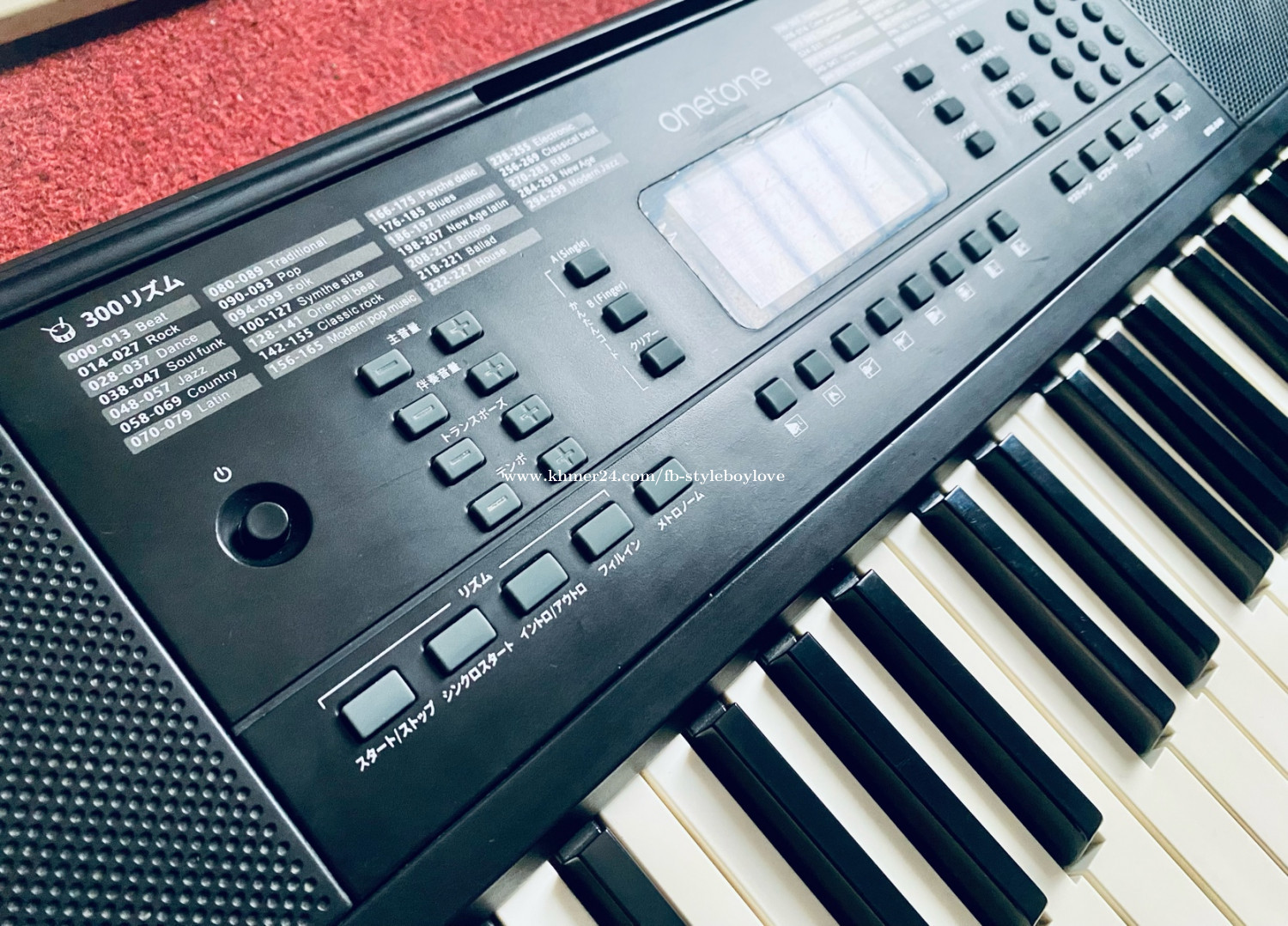 ONETONE OTK-54 Black Keyboard 54 Keys price $40.00 in Phsar Thmei Bei, Doun Penh, Phnom Penh ...