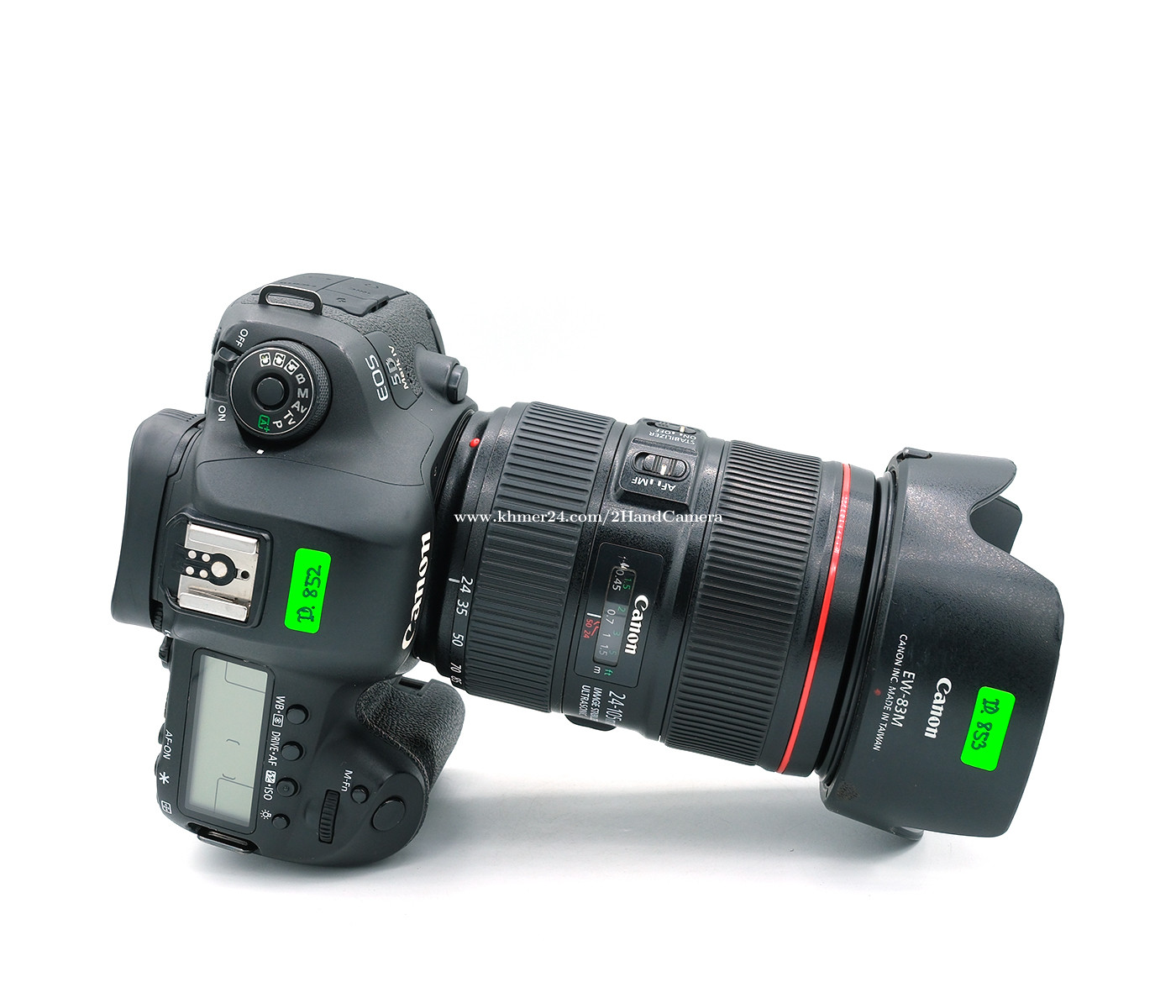 CANON EOS 5D Mark IV KIT EF 24-105mm F/4L IS II USM price $1399.00 in Boeng Kak Muoy, Tuol Kouk ...