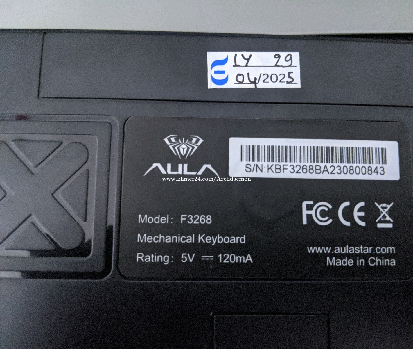 Aula F3268 Mechanical Keyboard Secondhand price $8.00 in Prey Sa ...