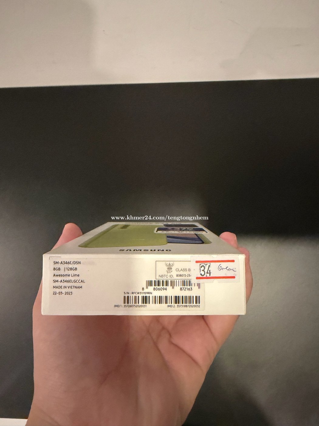 Galaxy A34 5G price $319.00 in Preaek Anhchanh, Mukh Kampul, Kandal, Cambodia - TengTong Nhem ...