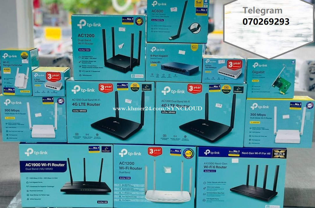 Tp-Link Router Switch Modem 4G wifi price $0.01 in Tuek L'ak Pir, Tuol ...