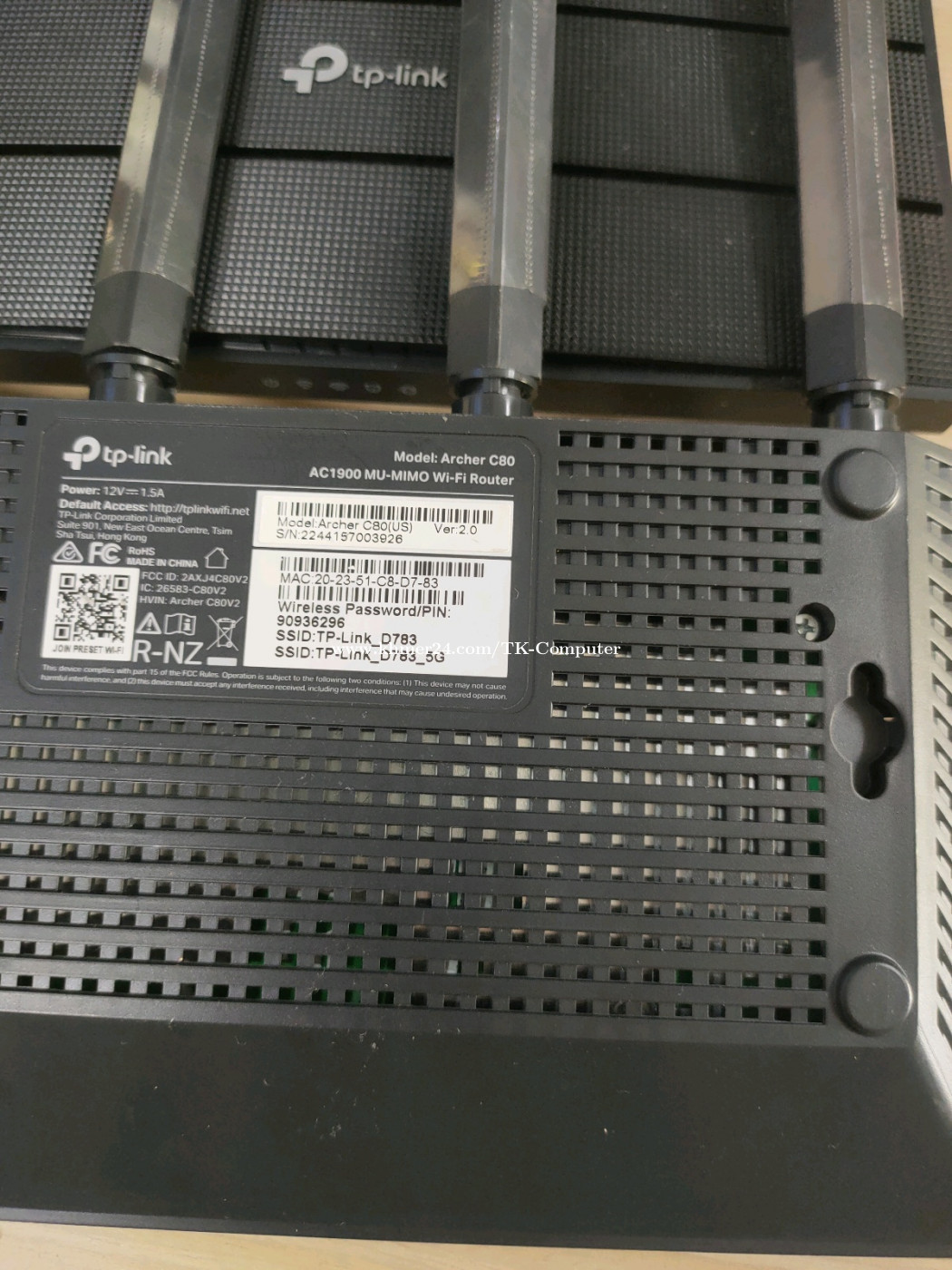 Router TPLink AC1900 C80 price $25.00 in Tuek L'ak Bei, Tuol Kouk ...