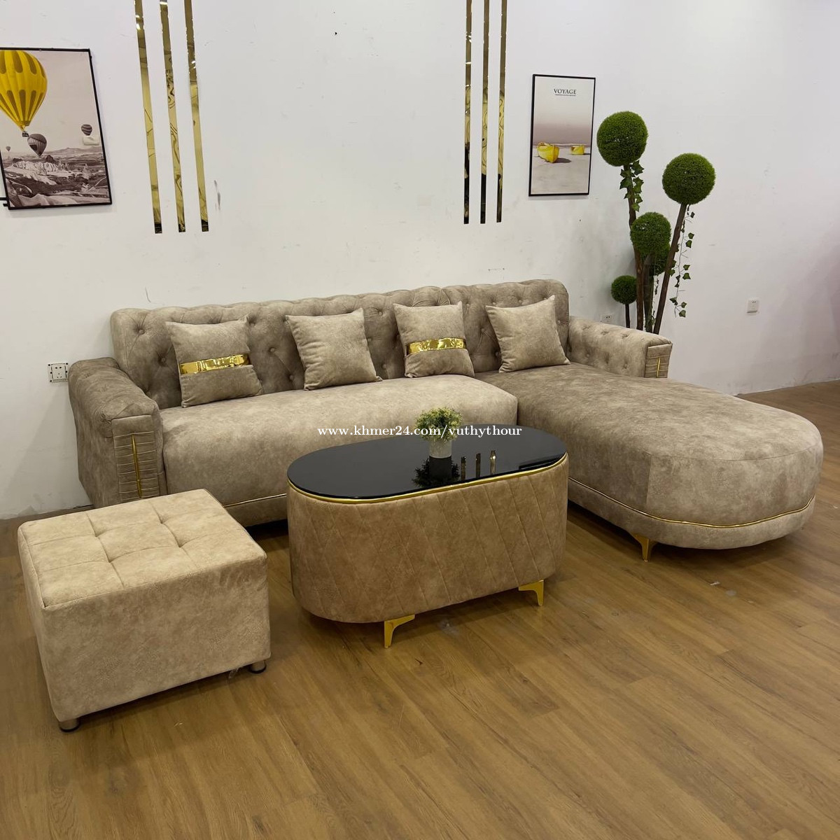 Home sofa set best beautiful 😻 price $330.00 in Boeng Salang, Tuol Kouk, Phnom Penh, Cambodia ...