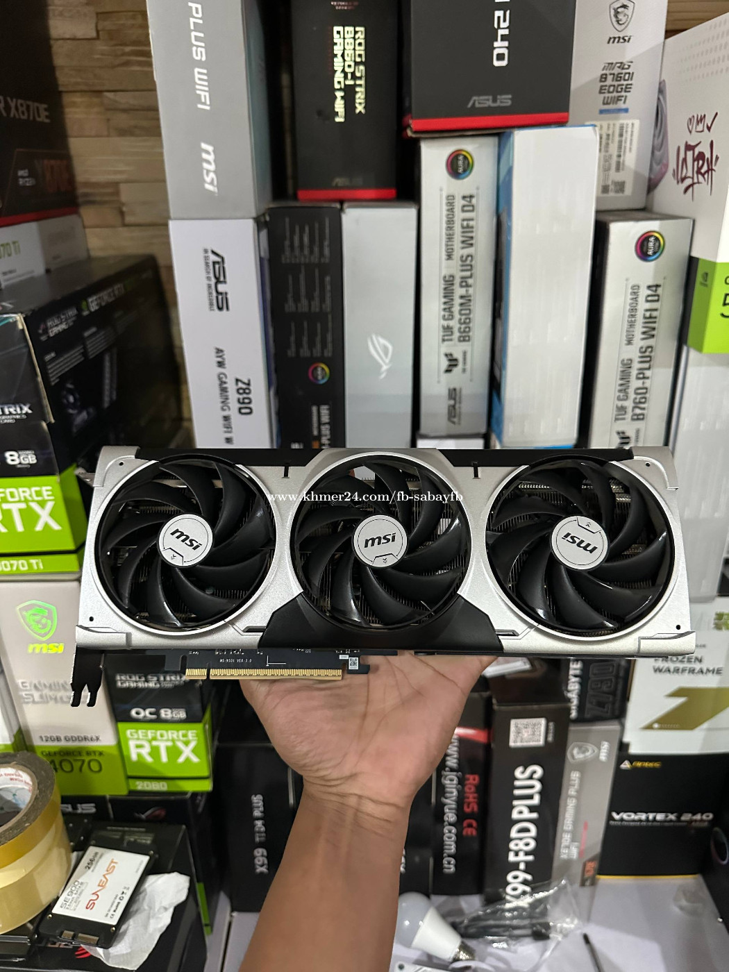 GeForce RTX™ 5070 Ti 16G VENTUS 3X price $850.00 in Kakab 1, Por Senchey, Phnom Penh, Cambodia ...