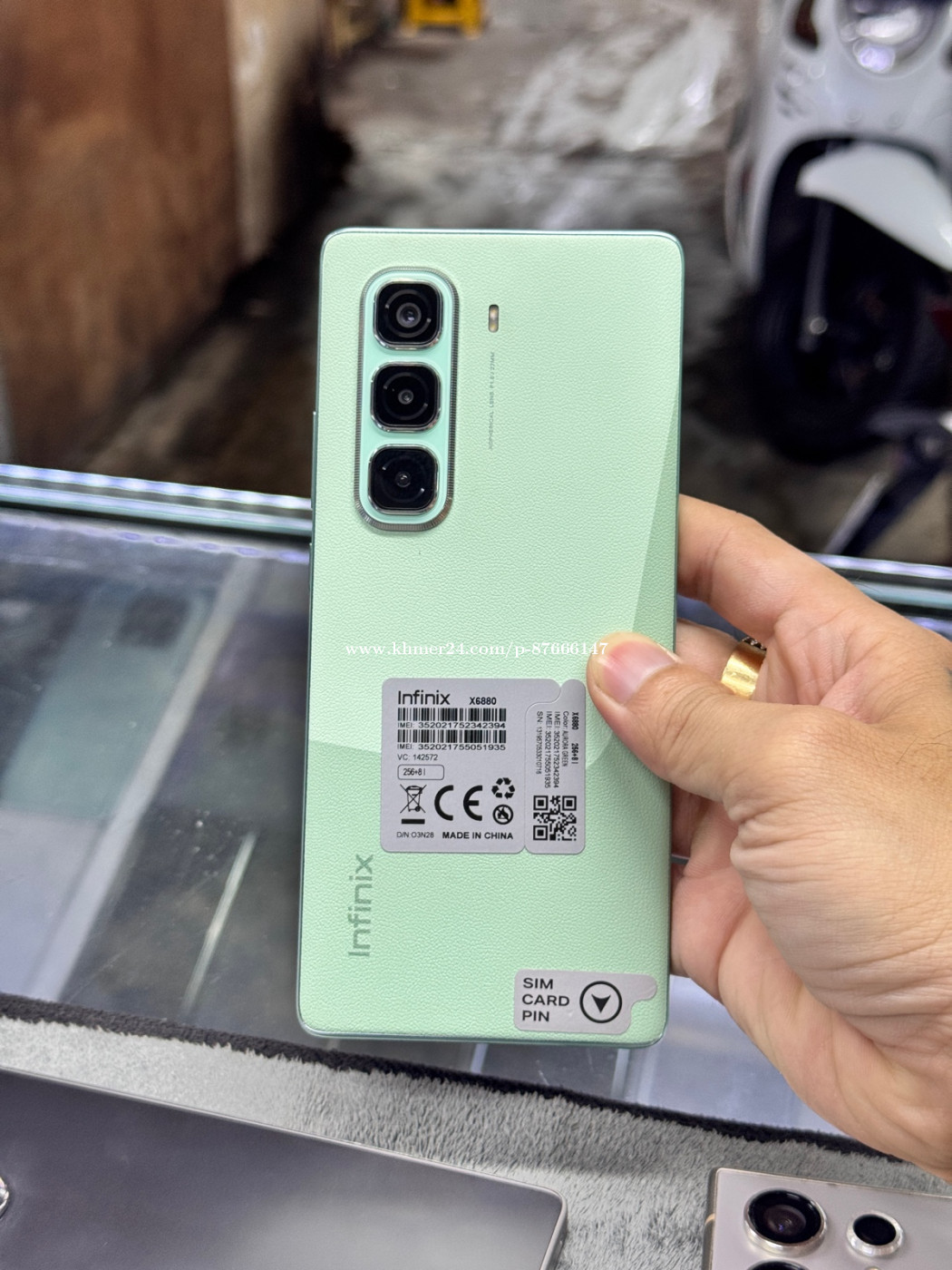 Infinix Hot 50 Pro+ Ram8GB HD256GB Phone Condition 98% សានុំ price $139.00 in Phsar Depou Muoy ...