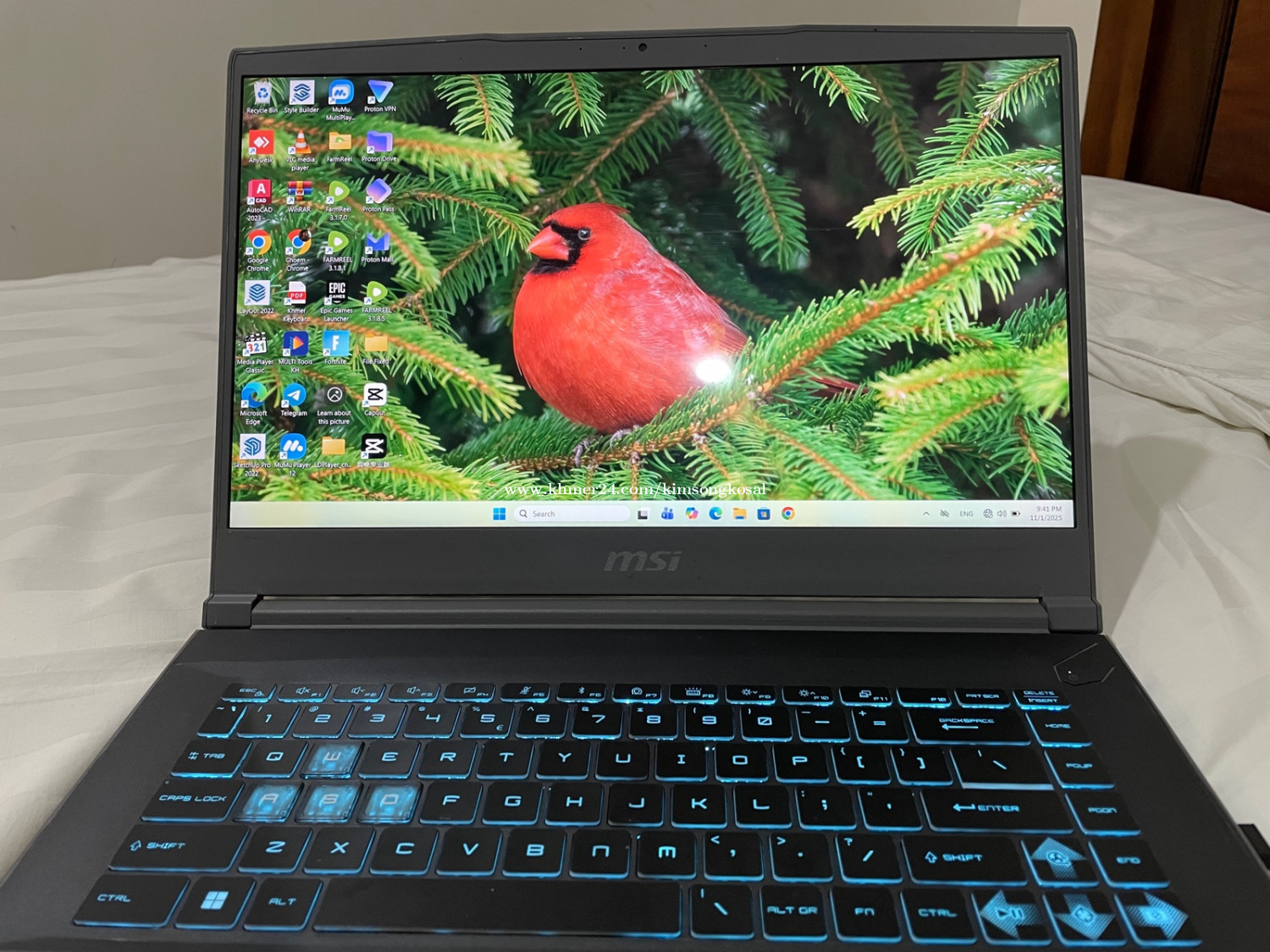 MSI Thin 15 B12UC price $599.00 in Samraong Kraom, Por Senchey, Phnom Penh, Cambodia - Kim Song ...