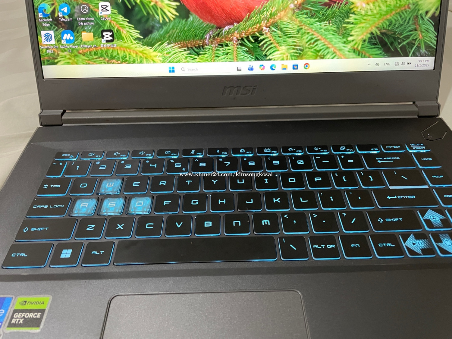MSI Thin 15 B12UC price $599.00 in Samraong Kraom, Por Senchey, Phnom Penh, Cambodia - Kim Song ...
