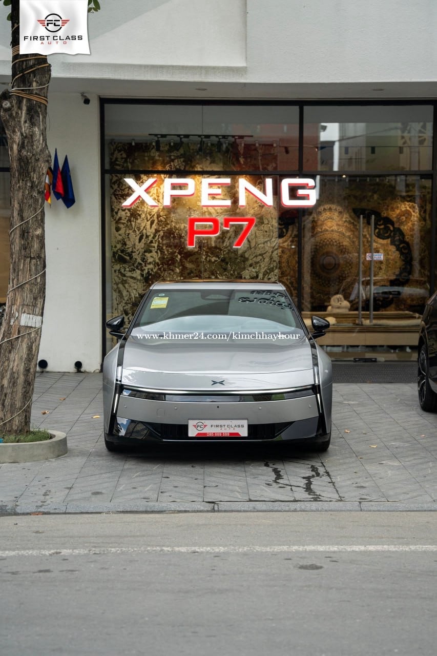 🚘 The All - New 2025 XPeng P7 Range 702 - 820 km មានស្តុកស្រាប់ price $44800 in Boeng Keng Kang ...