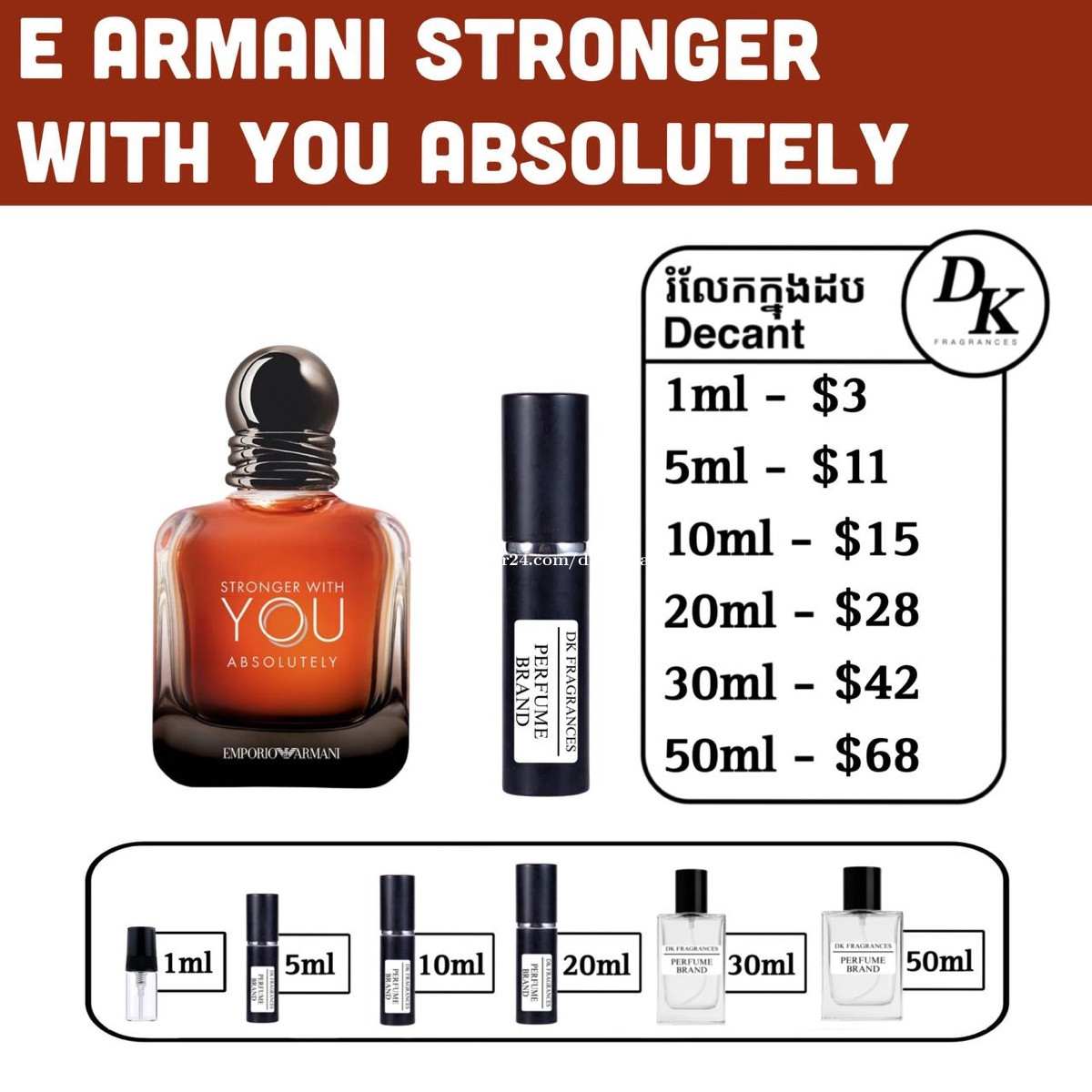 Original perfume | Emporio Armani Stronger with you absolutely 100ml ...
