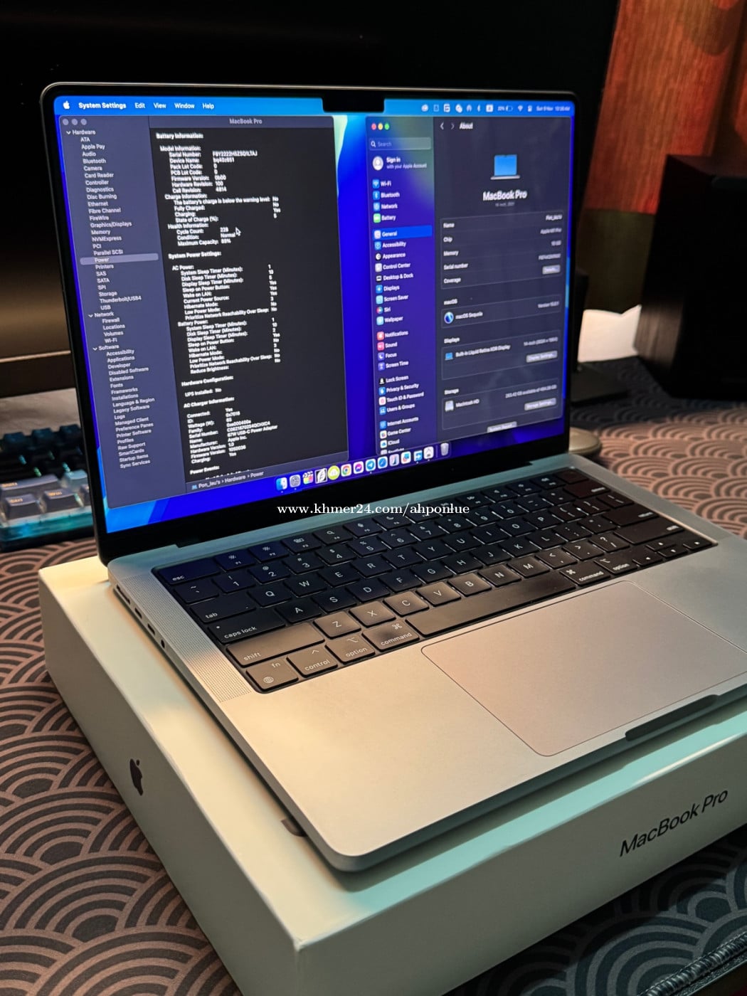 MacBook Pro M1 Pro 2021 14”inch price $950.00 in Boeng Tumpun 1, Mean Chey, Phnom Penh, Cambodia ...