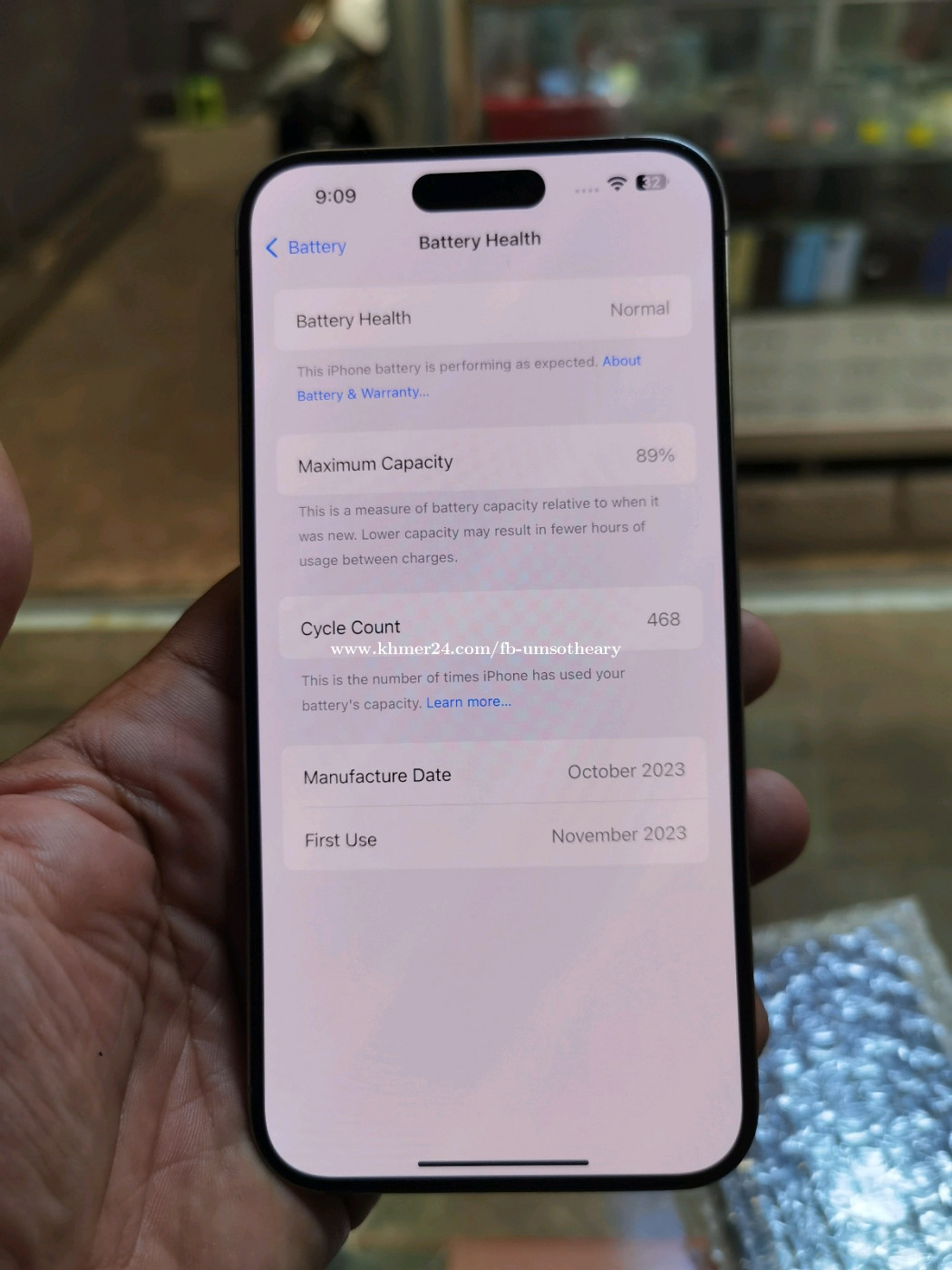 Iphone 15 pro max Bypass sim 2 CH price $580.00 in Phsar Daeum Kor ...