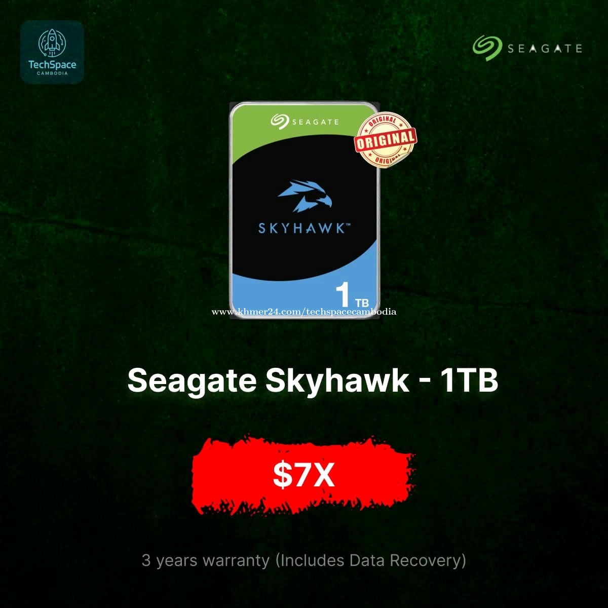 Seagate Skyhawk Series price $70.00 in Boeng Keng Kang Pir, Boeng Keng ...