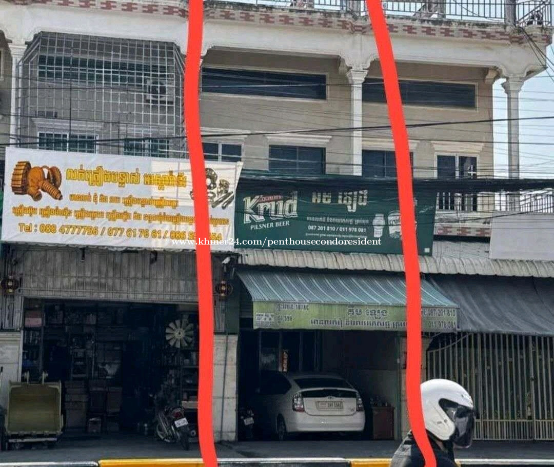 Shop House l Chea Sophara Main Road price $185000.00 in Tuol Sangkae 1 ...