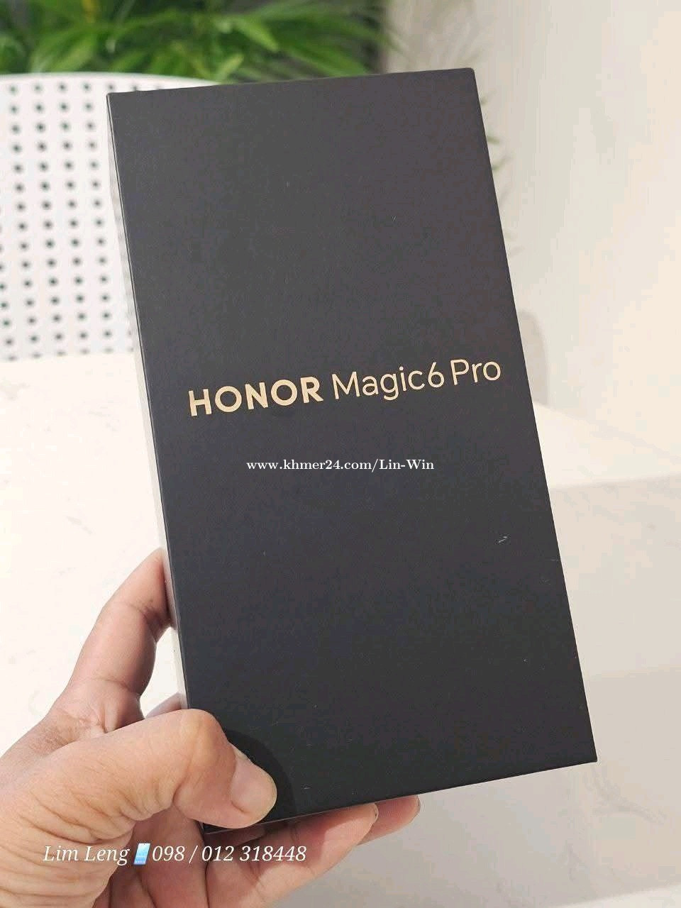 Honor Magic 6Pro Ram12+12 / 512 Sim2 ក្រុមហ៊ុន Full Set 99.9999% price $525.00 in Chbar Ampov ...