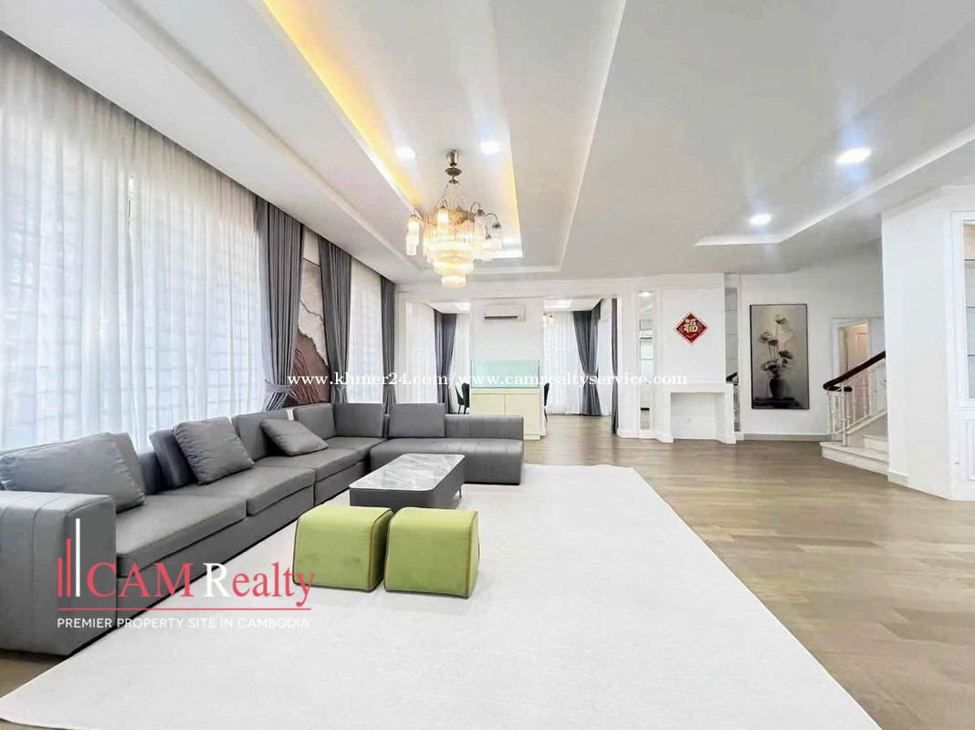 Queen Villa For Rent In Borey Peng Huoth Beoung Snor price $5800.00 in ...