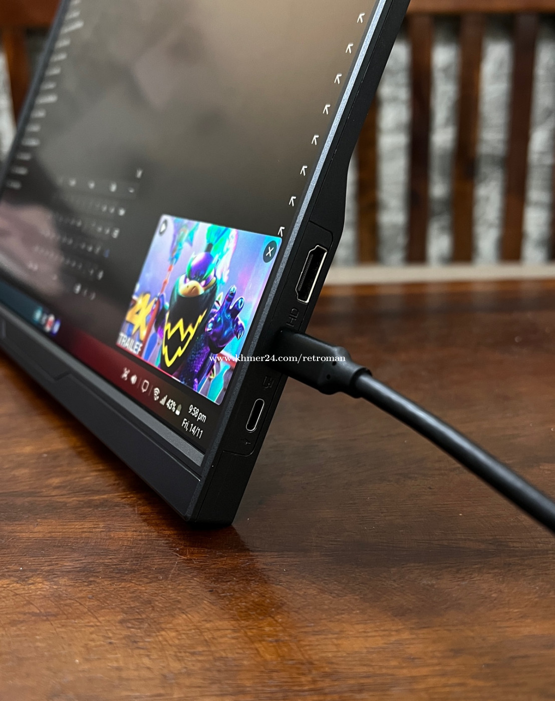 Portable Monitor 14 inch touch screen full box price $73.00 in Olympic ...