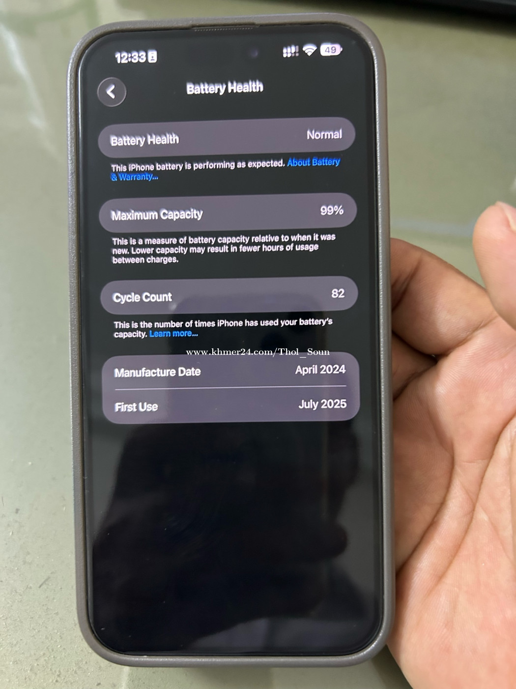 iPhone 15 Pro Max price $800.00 in Preaek Preah Sdach, Krong Battambang ...