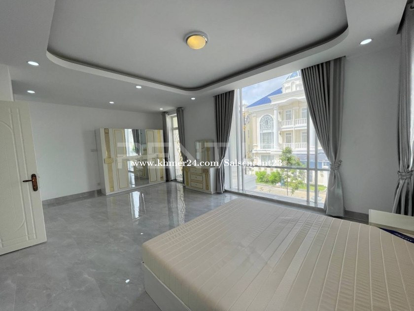 Single Villa for Rent at Borey Blue Diamond 6A price $3500.00 in Preaek Ta Sek, Chrouy Changva ...