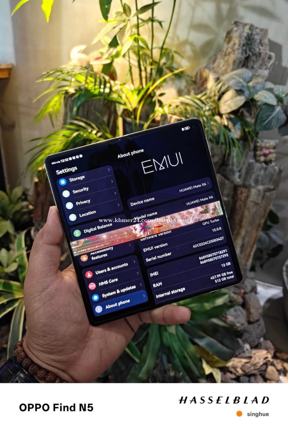 Huawei mate X6 (Global)/ram12/512G/ price $458.00 in Kouk Khleang ...