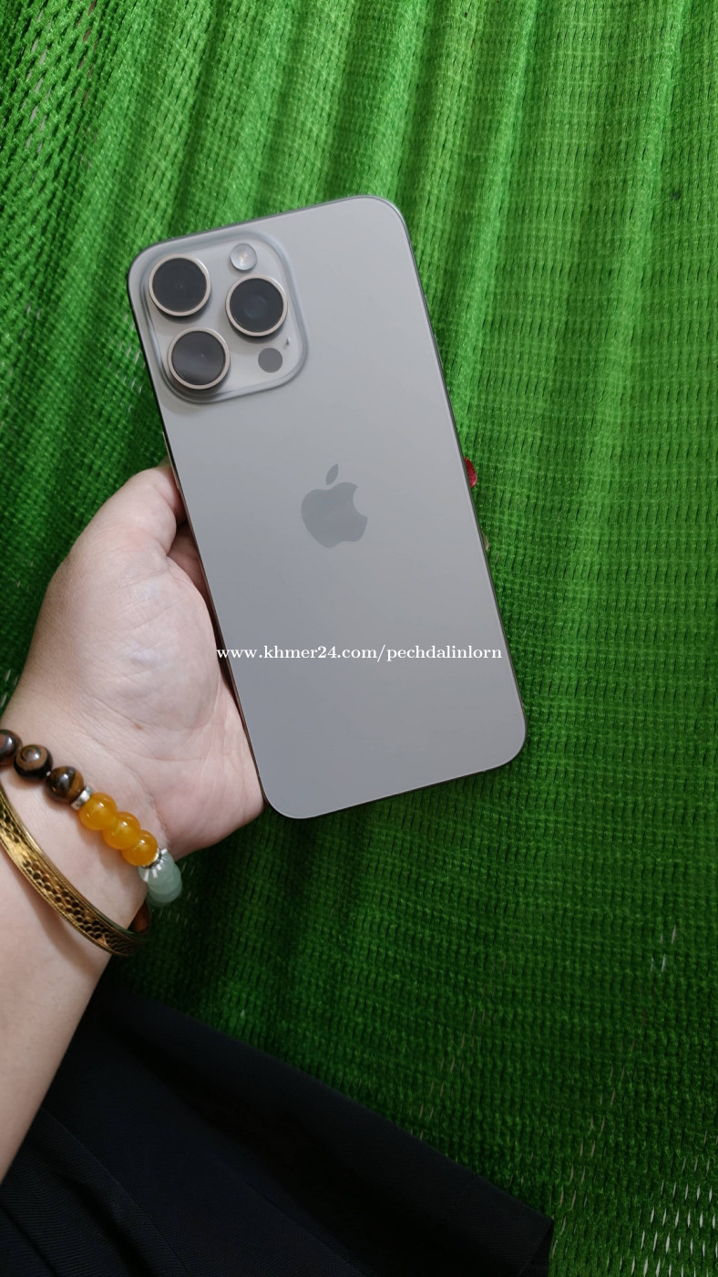 iPhone 15 Pro max secondhand price $800.00 in Tuek L'ak Pir, Tuol Kouk ...