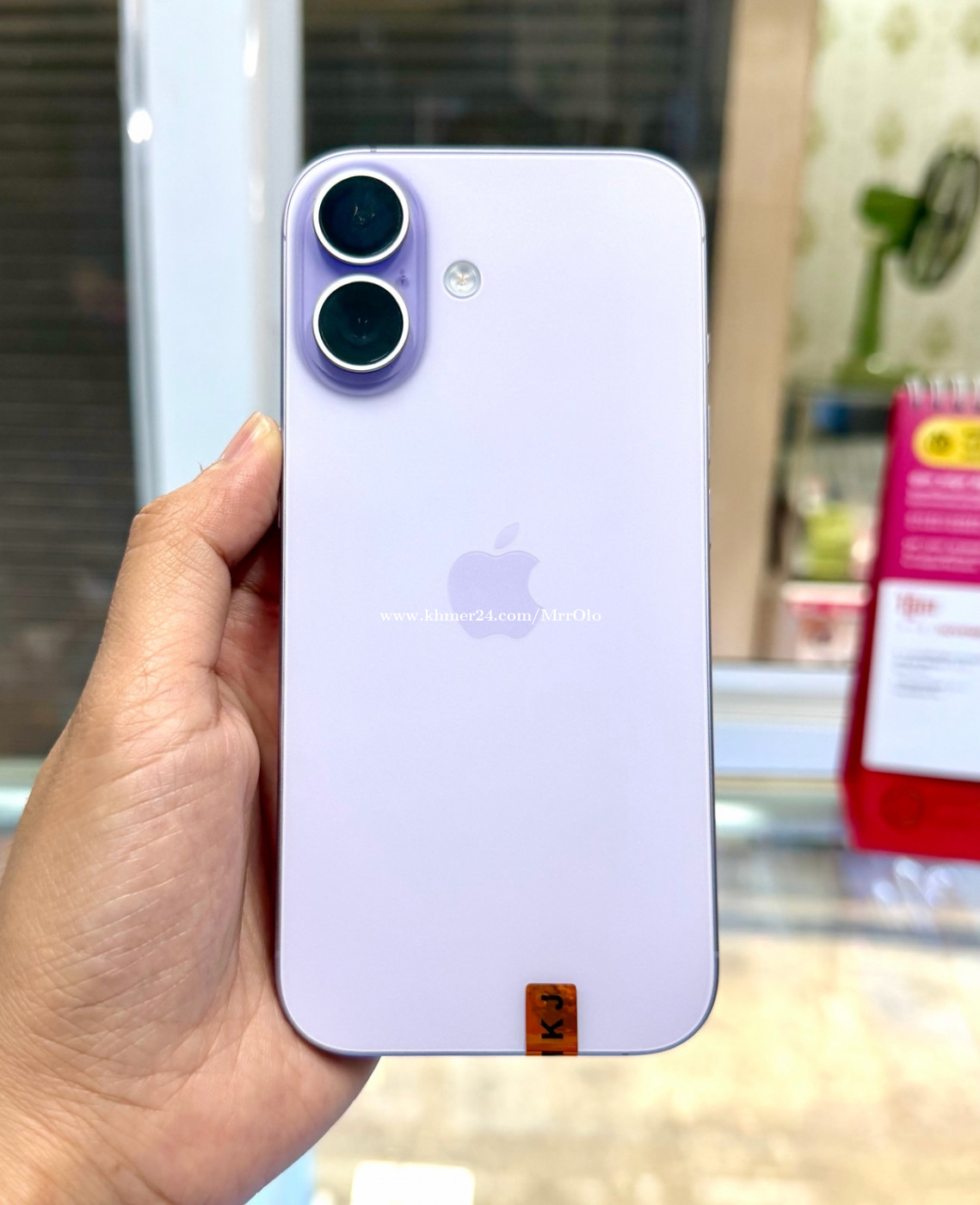 Iphone 17 ទំហំផ្ទុក (256G) Color Purple Model CH 999.999% ថ្ម 100% price $830.00 in Phsar Daeum ...