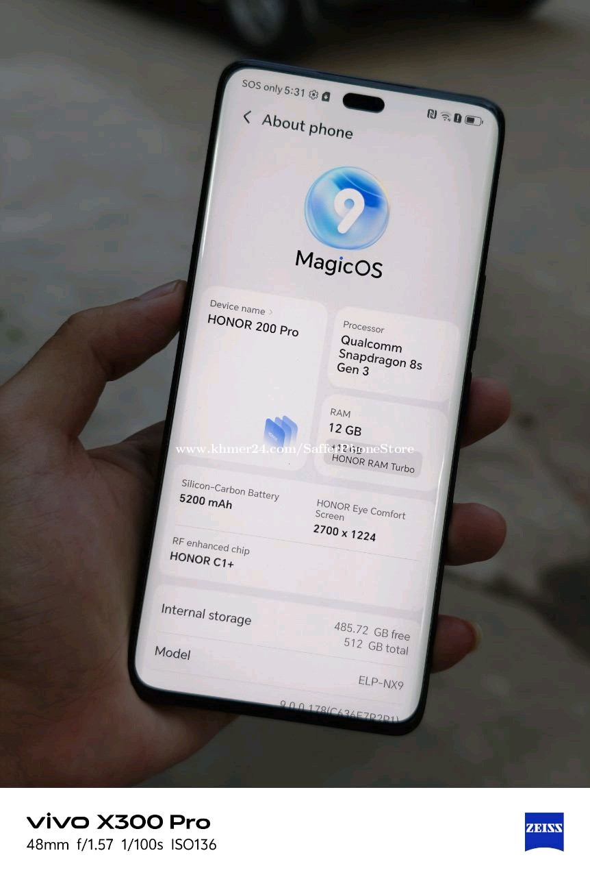 Honor 200 Pro price $235.00 in Stueng Mean chey 1, Mean Chey, Phnom Penh, Cambodia - Kong Daro ...