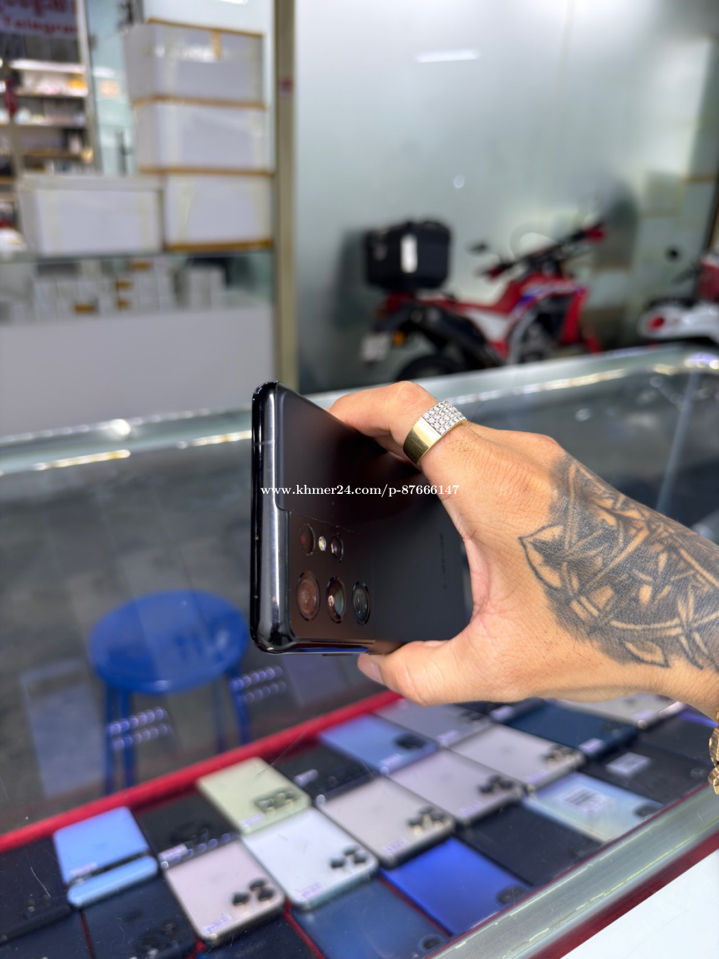 Samsung S21 Ultra Black Company Sim2 Ram12GB HD256GB Phone Condition 98% price $285.00 in Phsar ...