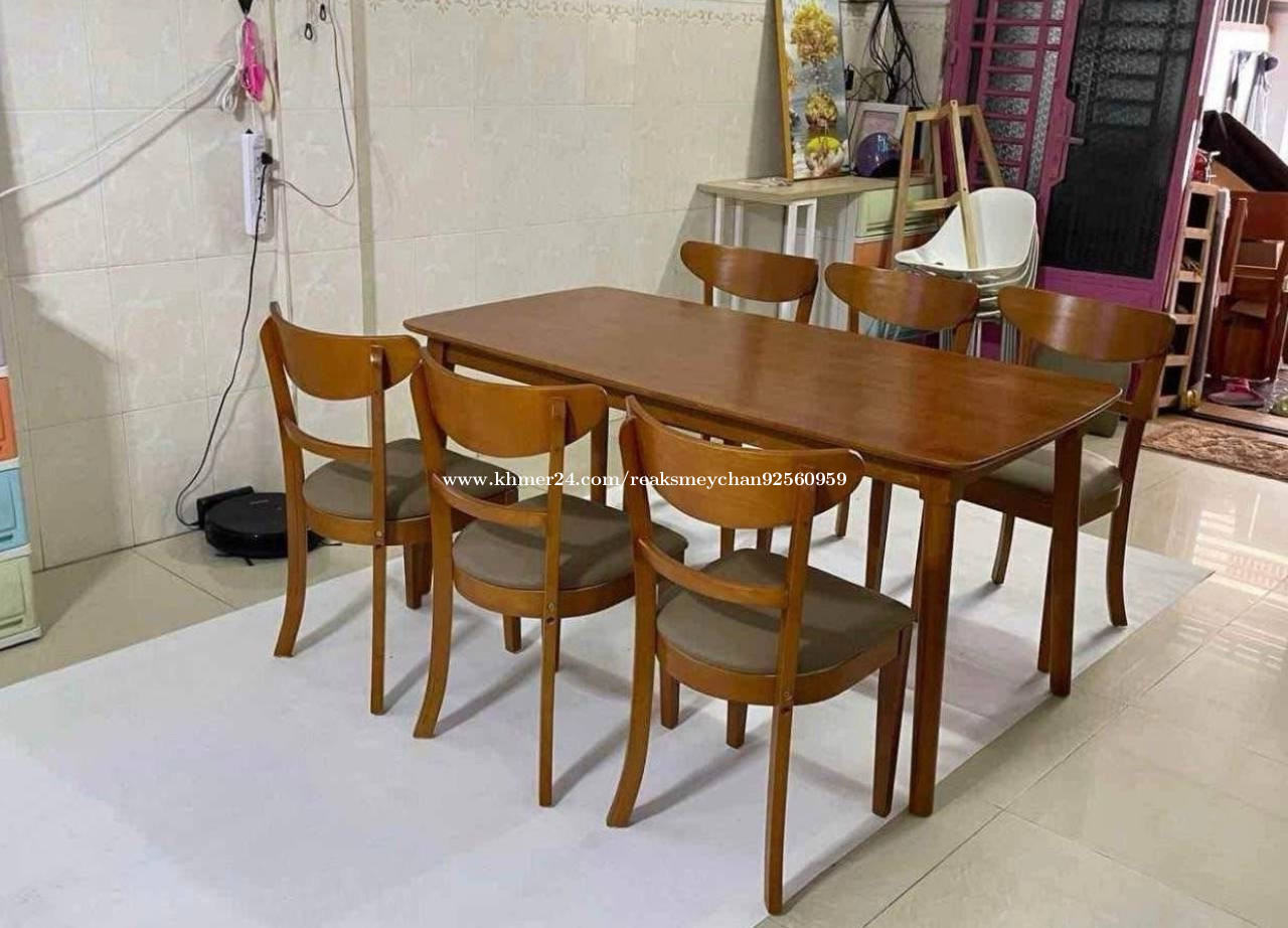 Dining Table set price $199.00 in Chaom Chau 1, Por Senchey, Phnom Penh ...