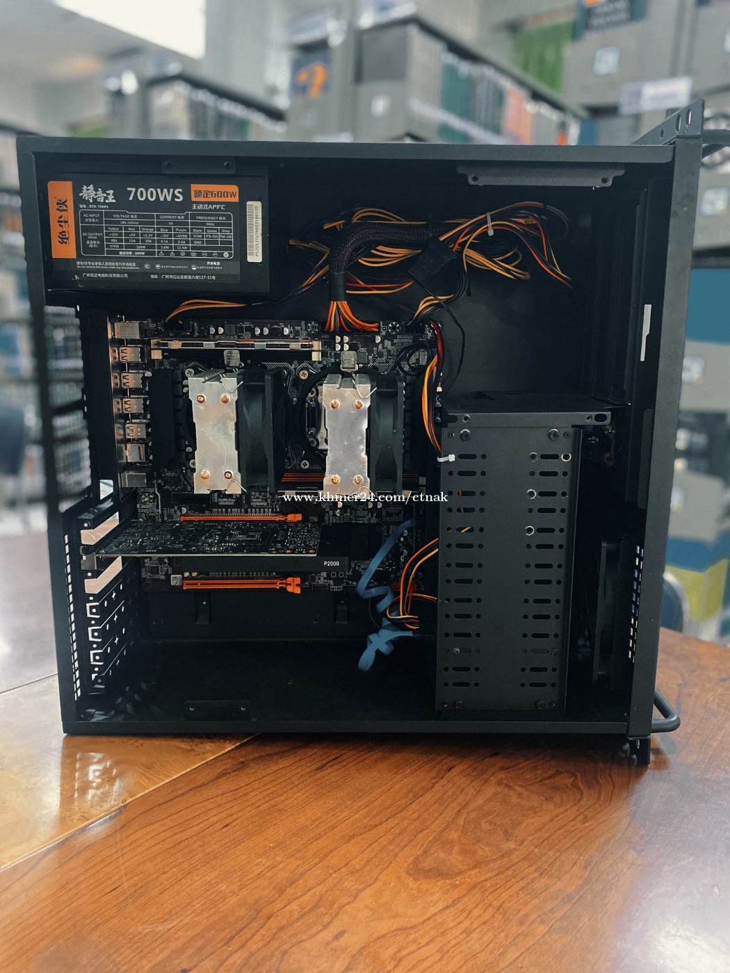 Custom PC Dual Xeon E5/Ram 64G/SSD 512G/HDD 2TB/Nvidia Quadro P2000 ...