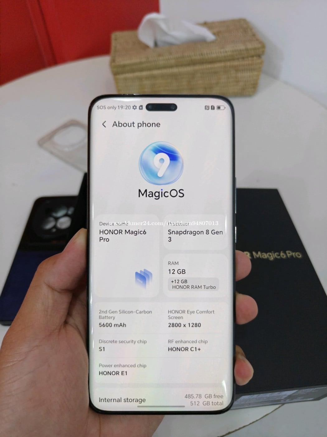 Honor Magic 6pro price $449.00 in Boeng Keng Kang Pir, Boeng Keng Kang, Phnom Penh, Cambodia ...