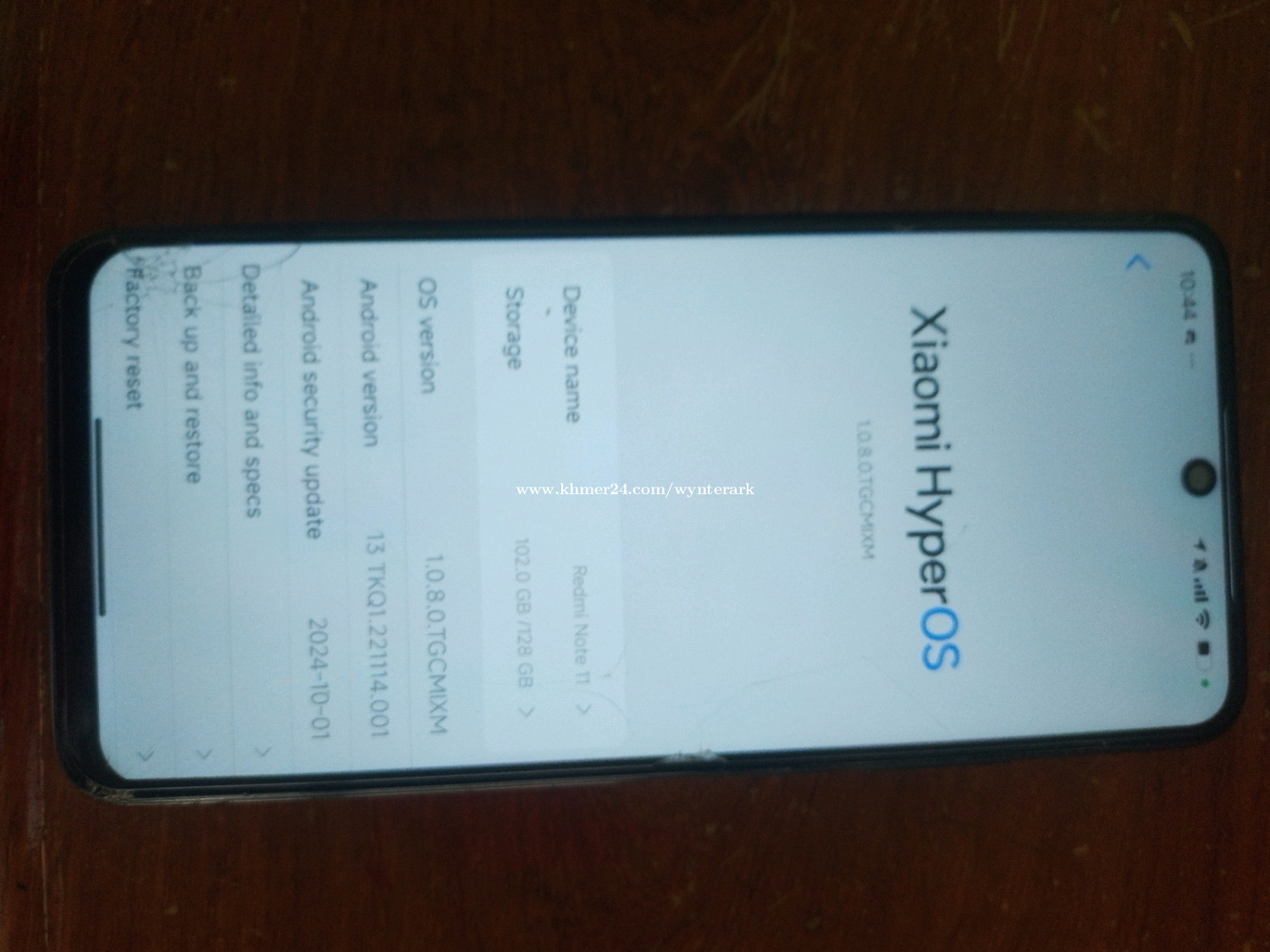 Redmi note 11 128GB 6GB Broken screen protector not actual screen btw ...