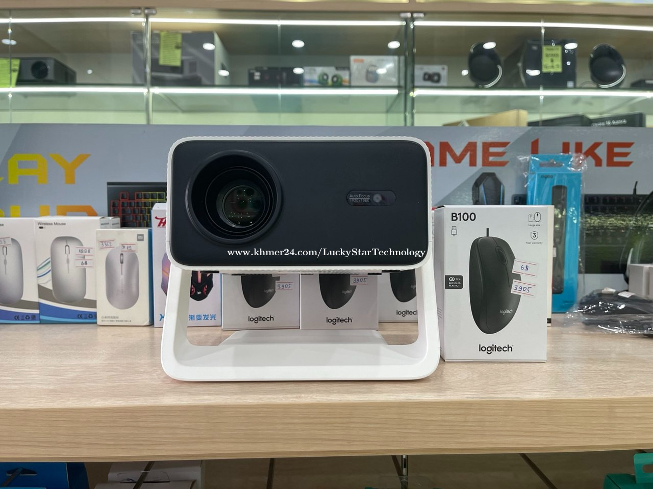 Projector Rigal E30 Smart Tv Android Auto Focus price $99.00 in Ou Baek ...