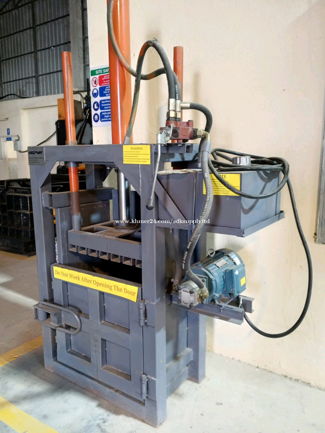 Card Board & plastic bottle pressing machine price $2000.00 in Chaom ...