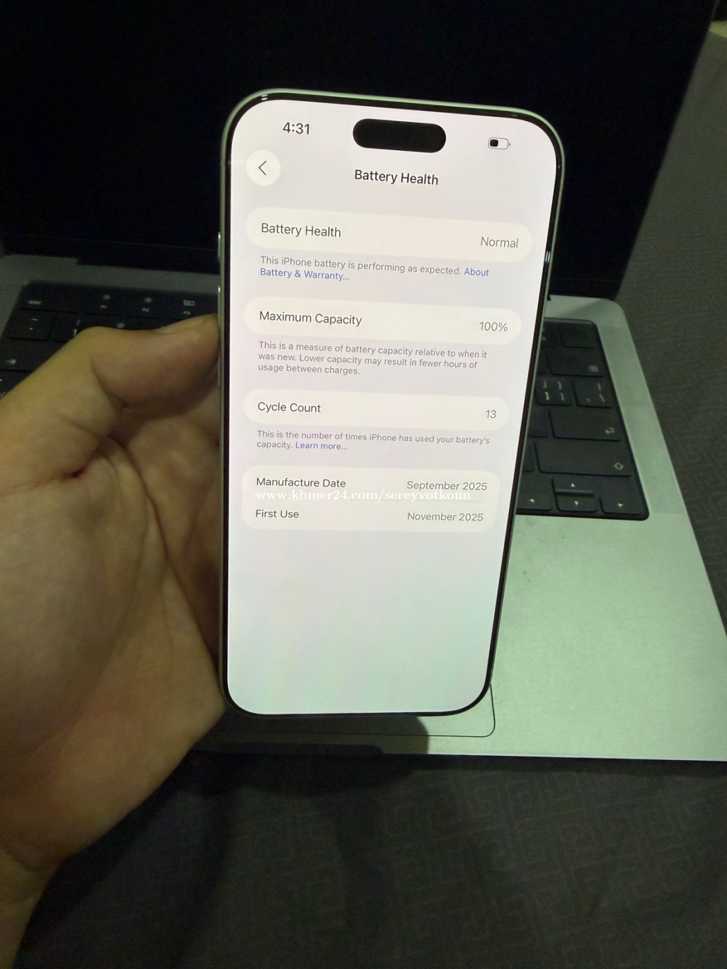 Iphone 17 pro max 1150$ LL/A price $1150.00 in Tonle Basak, Chamkar Mon ...