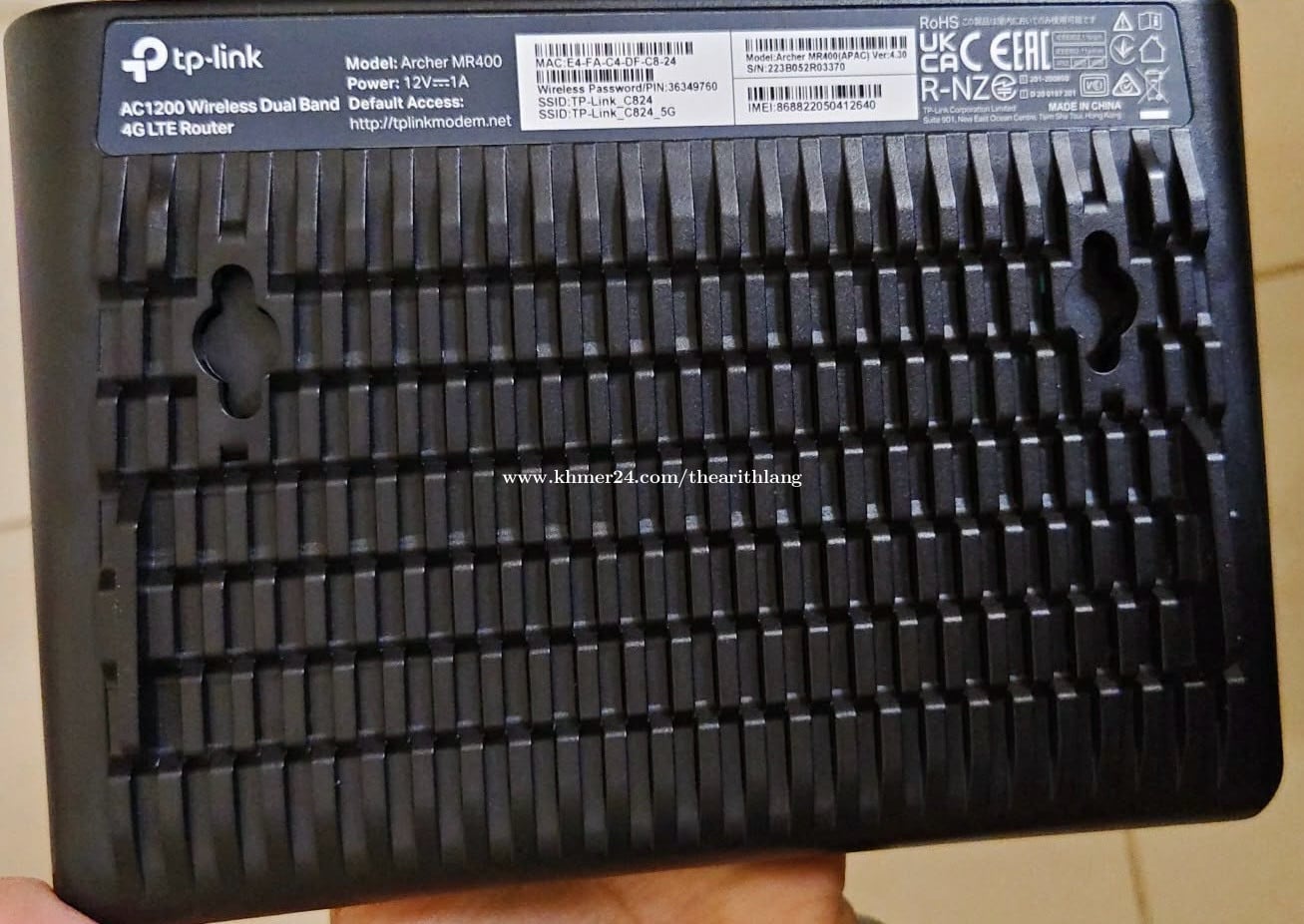 TP-Link 4G LTE Wi-FI Router price $45 in Ou Baek K'am, Saensokh, Phnom ...