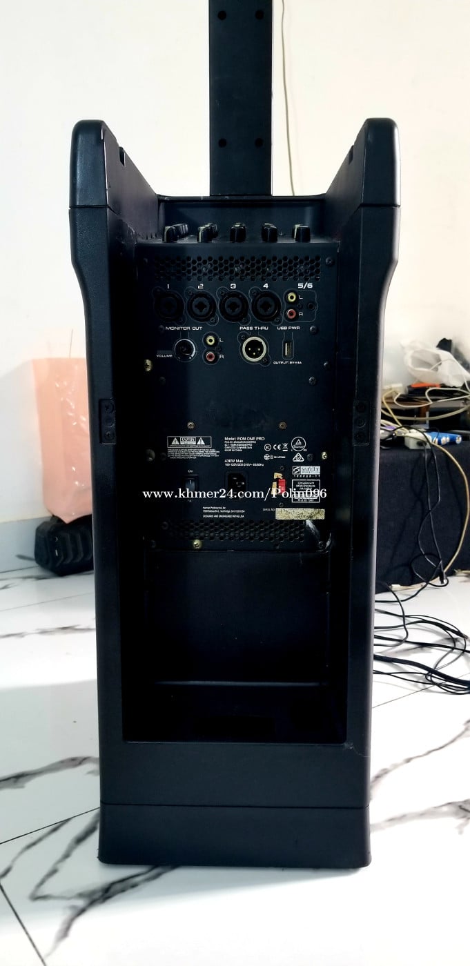 JBL Eon One Pro ប្រើថ្ម 420W 120-240V model Eon One Pro from USA sound ...