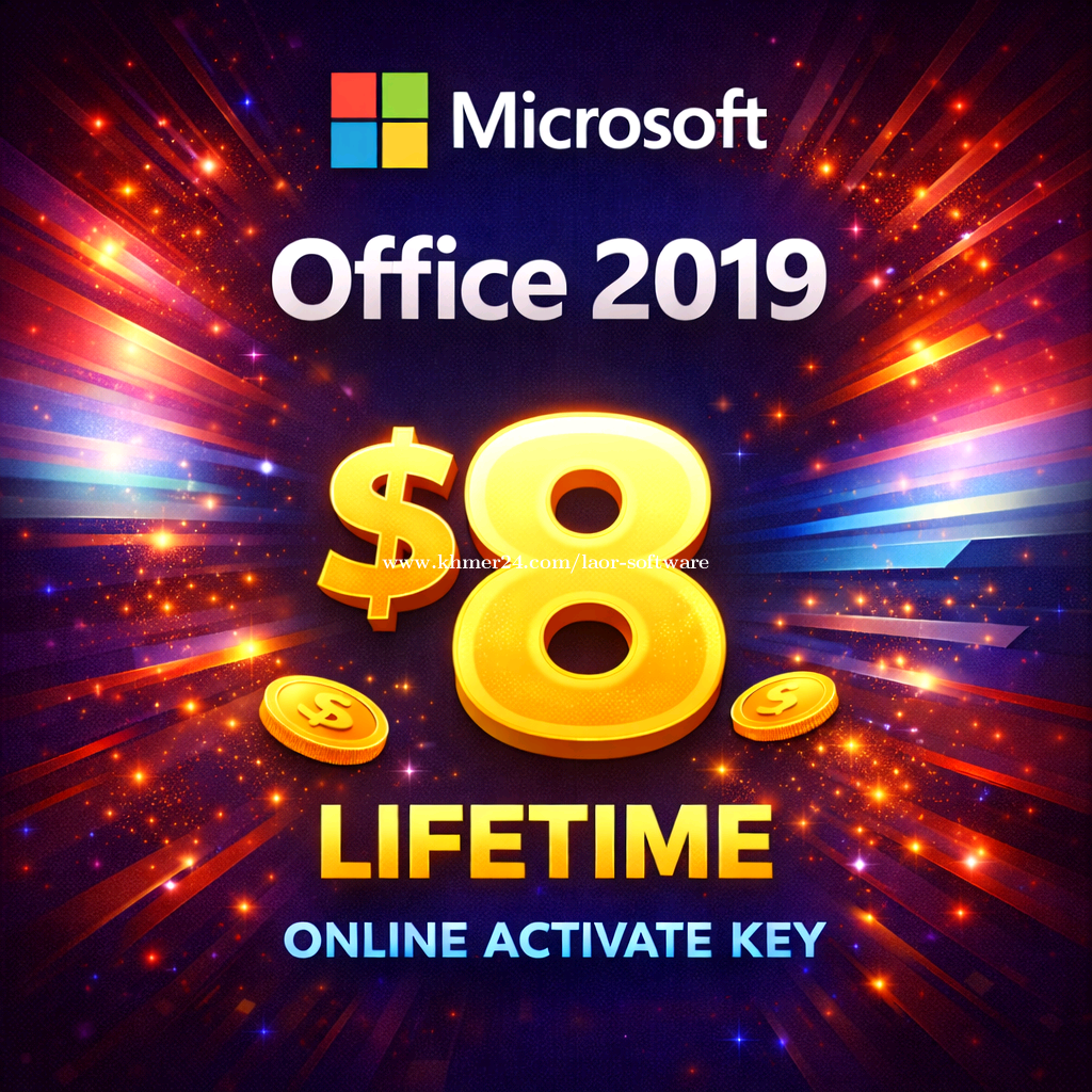 Windows & Office license Online activate price $5.00 in Tuek Thla ...