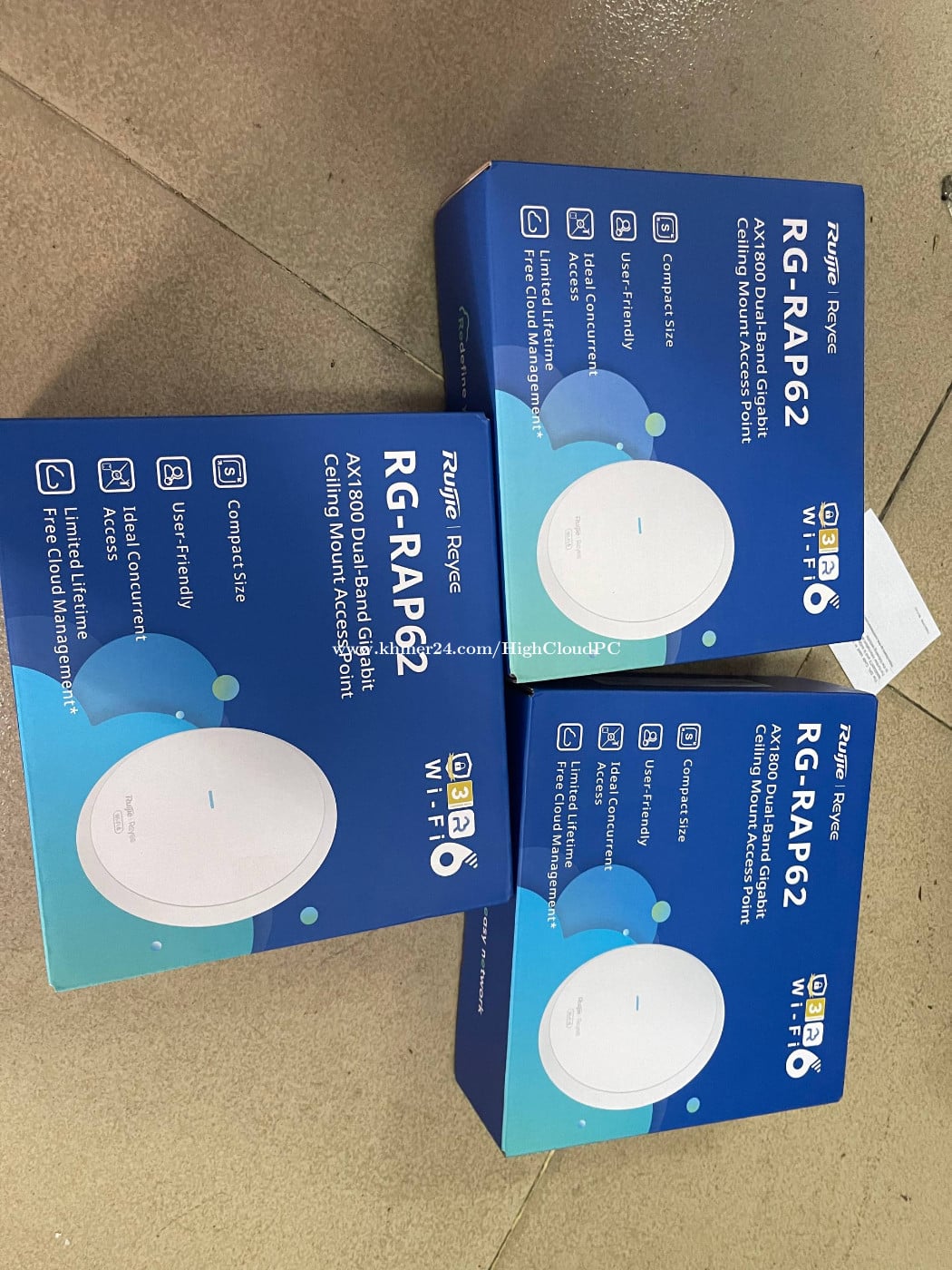 Ruijie REYEE RG-RAP62 Wifi6 AX1800 Ceiling Mount Access Point price $79 ...