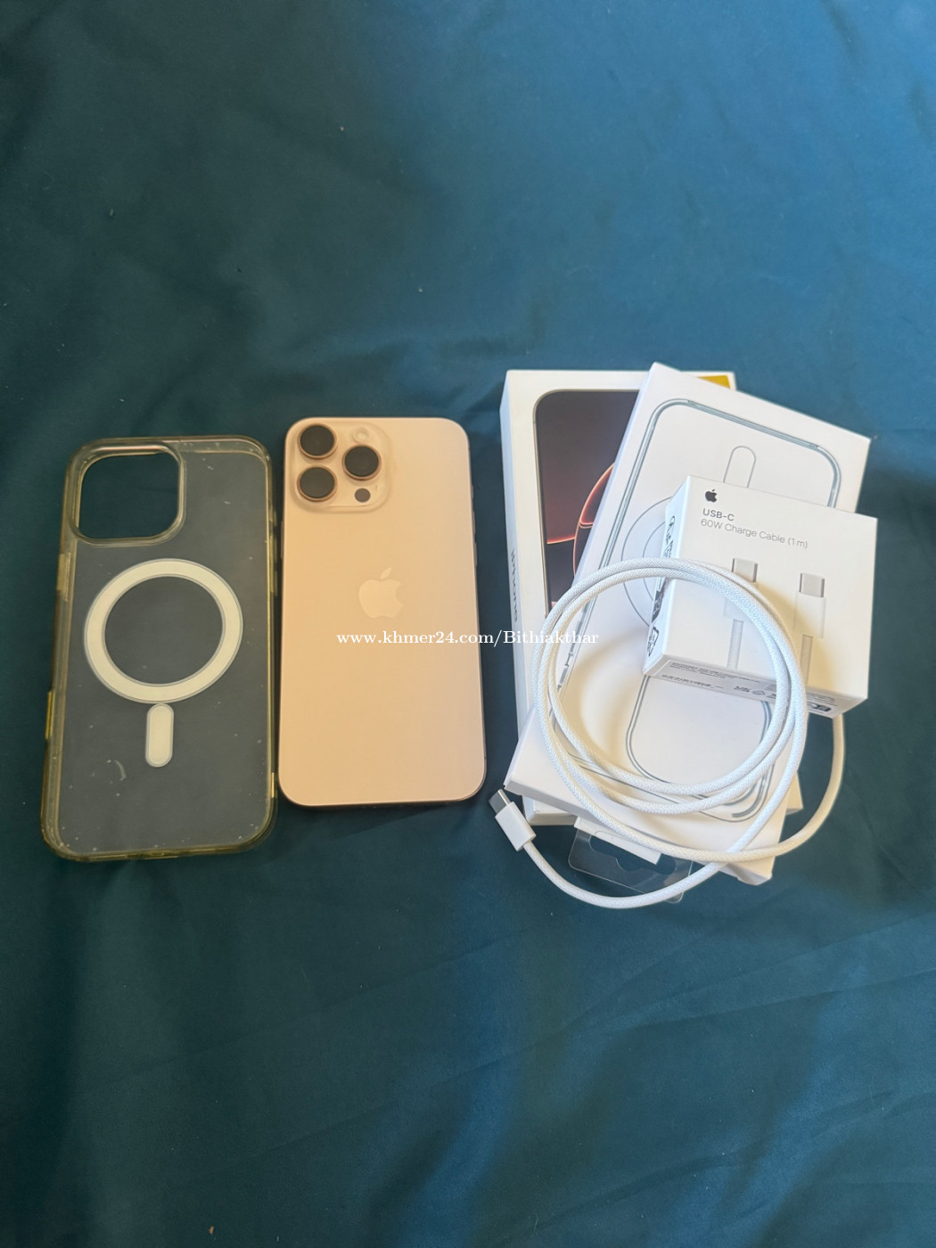 iPhone 16 pro max 100% new and 100% fresh 😉 price $999.00 in Phsar ...