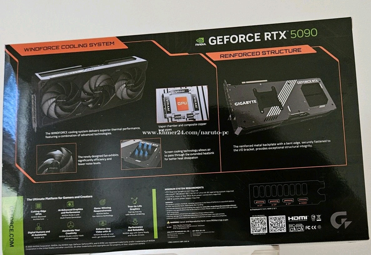 3060$ RTX 5090 NEW BOX WARRANTY 2 YEAR price $360.00 in Tuek L'ak Bei ...